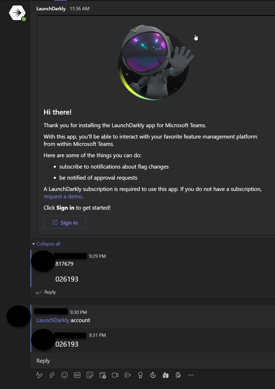 Unable to connect LaunchDarkly account to Microsoft Teams – LaunchDarkly